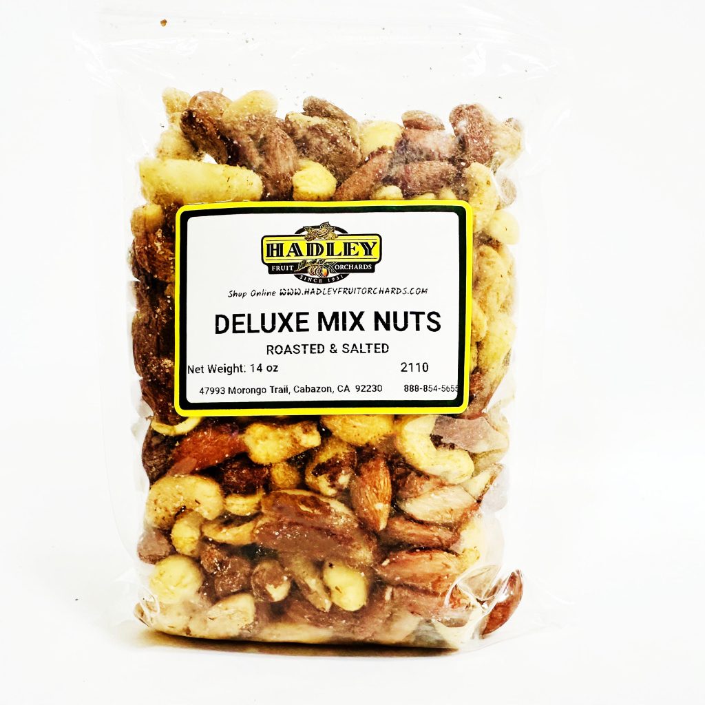 Deluxe Mix Nuts Roasted & Salted 14oz – Hadley Fruit Orchards