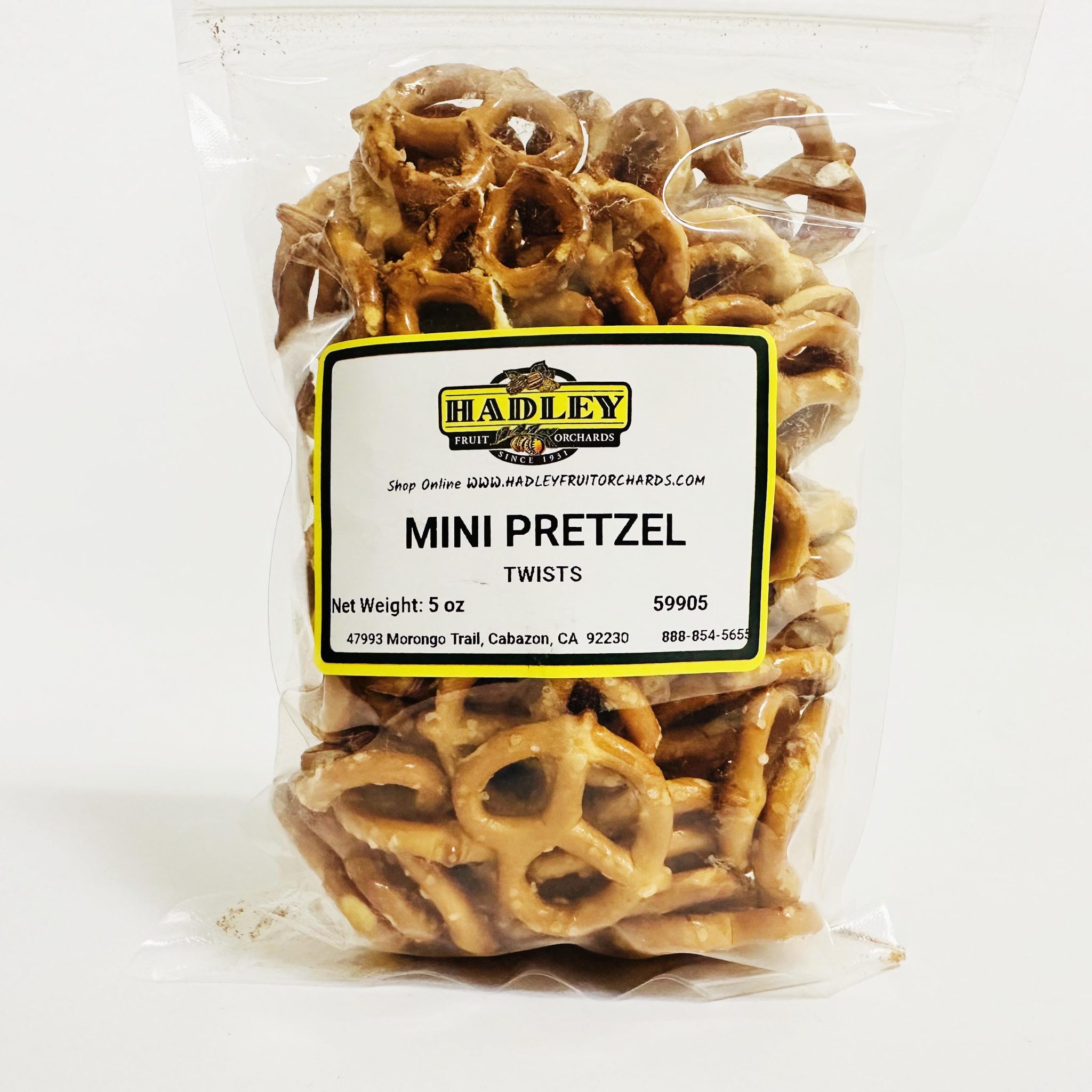 Mini Pretzel Twists 5oz – Hadley Fruit Orchards
