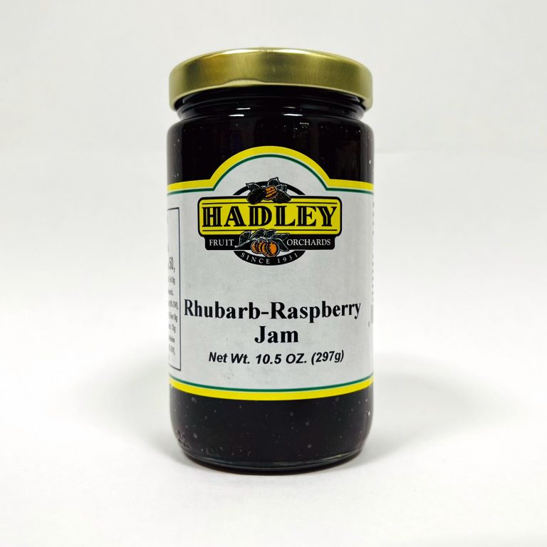 Rhubarb-Raspberry Jam 10.5oz – Hadley Fruit Orchards