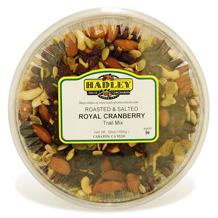 Royal Cranberry Trail Mix Roasted and Salted Mix Tub – Hadley Fruit ...