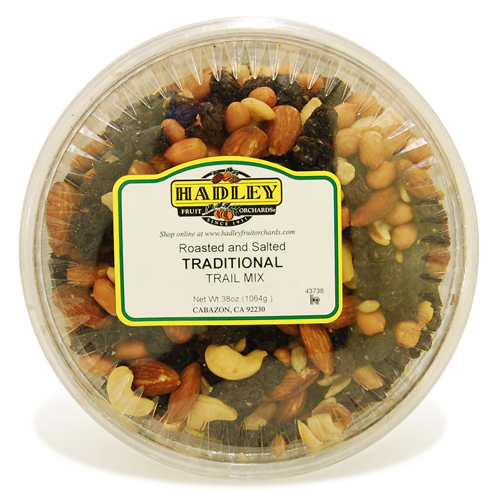 Traditional Trail Mix Roasted & Salted – Hadley Fruit Orchards