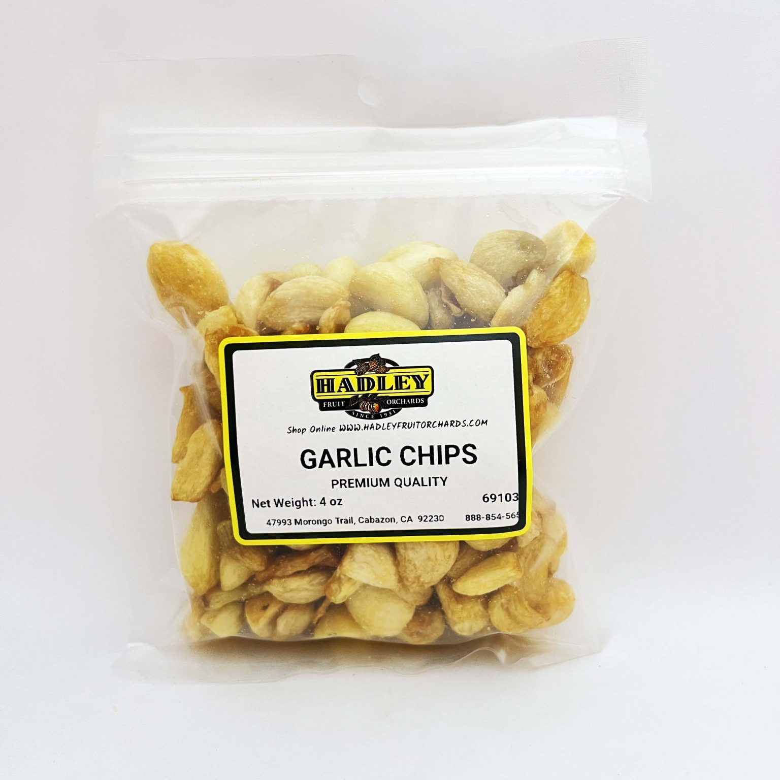 Garlic Chips 4oz – Hadley Fruit Orchards