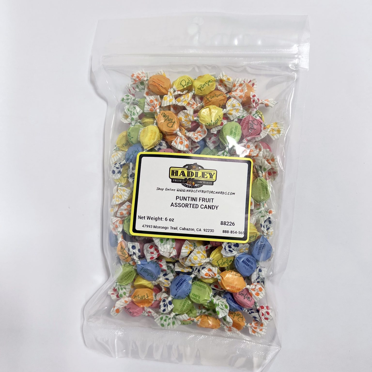 Puntini Fruit Assorted Candy 6oz – Hadley Fruit Orchards