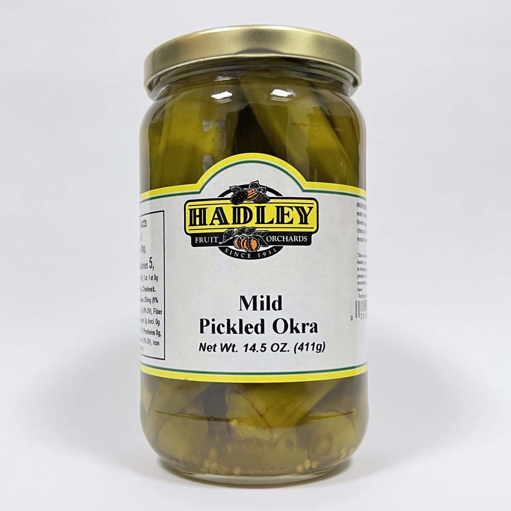 Mild Pickled Okra 14.5oz – Hadley Fruit Orchards