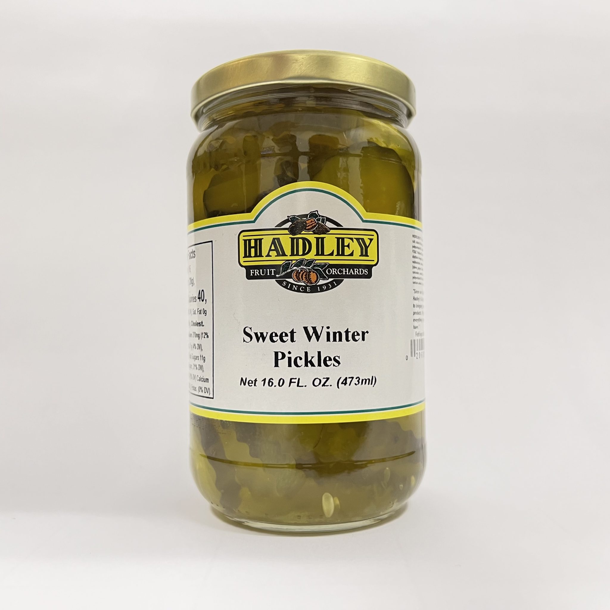 Sweet Winter Pickles 16oz – Hadley Fruit Orchards